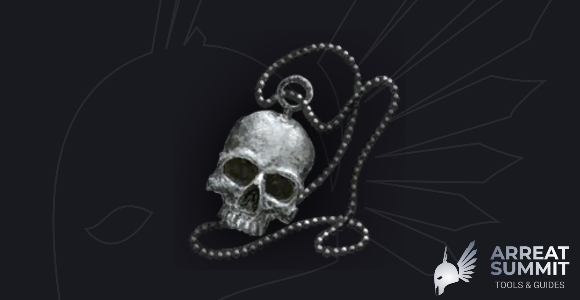 Death Rattle - Unique Turquoise Amulet