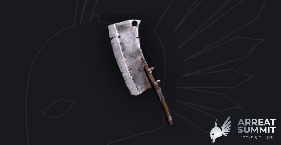 Cleaver Solution - Unique Rusted Cleaver