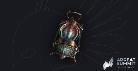 Soulfire - Unique Grave Lantern