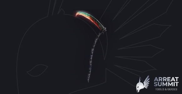 Pyre of Affliction - Unique Fire Lich Scythe